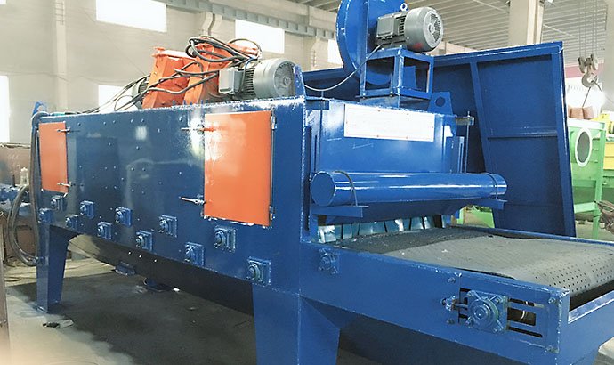 Stone shot blasting machine